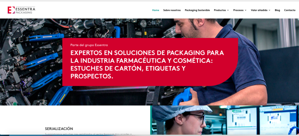 Nueva web de Essentra Packaging España - NewsPackaging