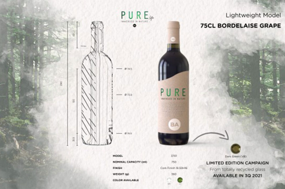 BA Glass presenta la marca Pure - NewsPackaging