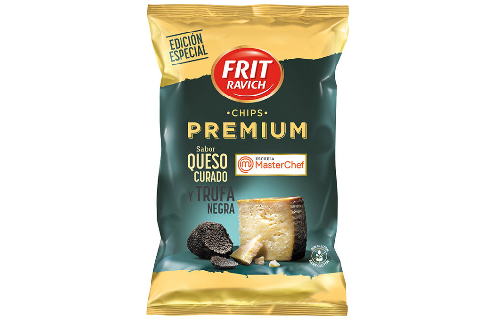 Chips Premium sabor queso y trufa de Frit Ravich, creada en ...