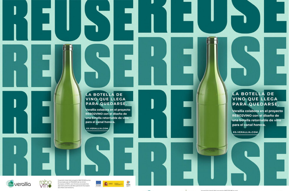 Verallia has developed and manufactured the reusable glass bottle ...